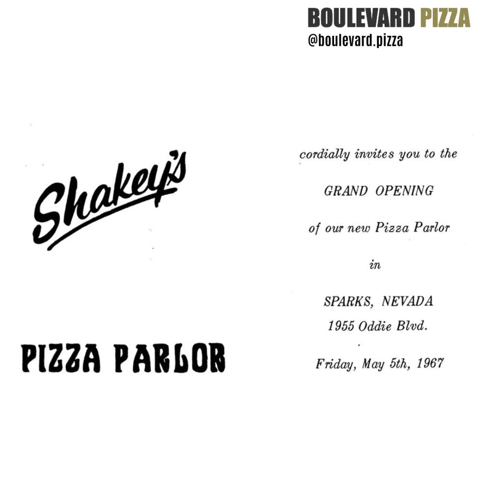 Menu at Boulevard Pizza pizzeria, Sparks, Rock Blvd #105