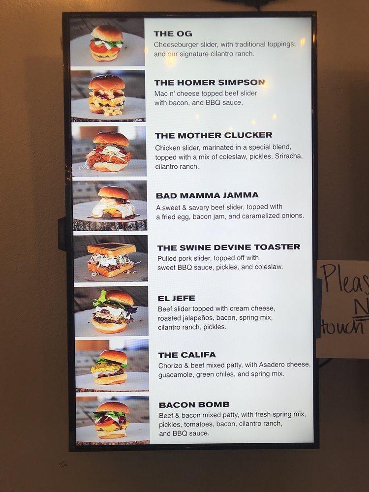 Menu at Curb Side Bistro restaurant, Odessa, Andrews Hwy
