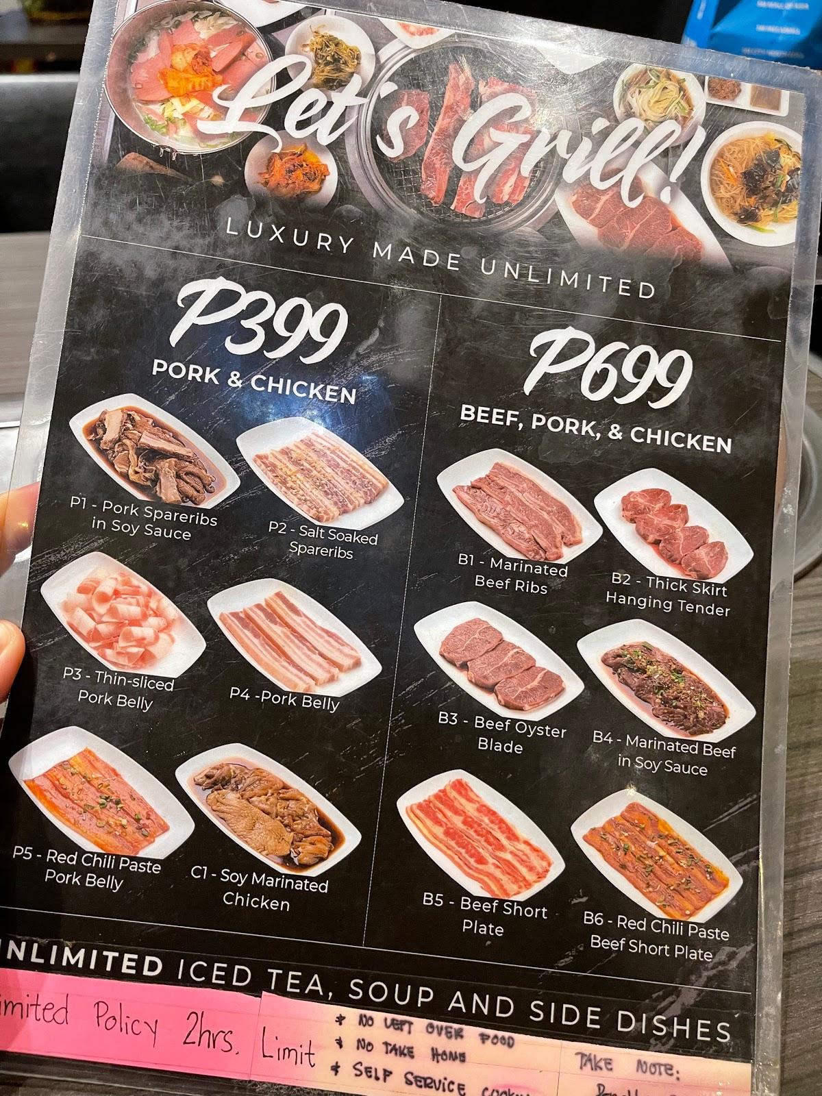 Menu at DaWon Restaurant & Refreshment, Lapu-Lapu City, Lapu-Lapu ...