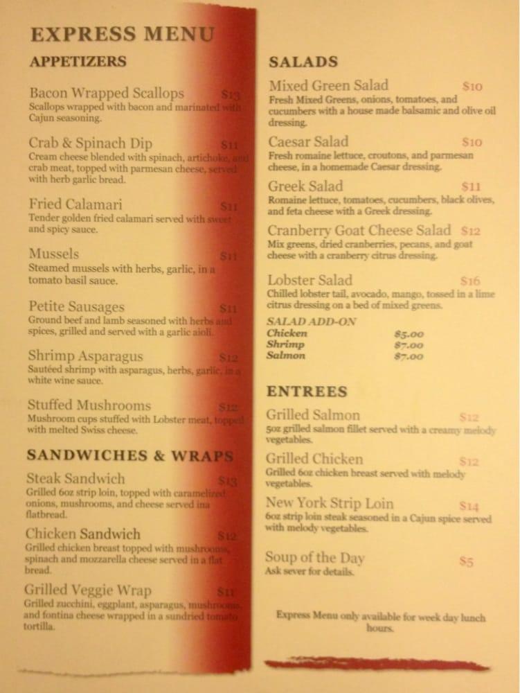 Menu at Elite Restaurant, Kingsville