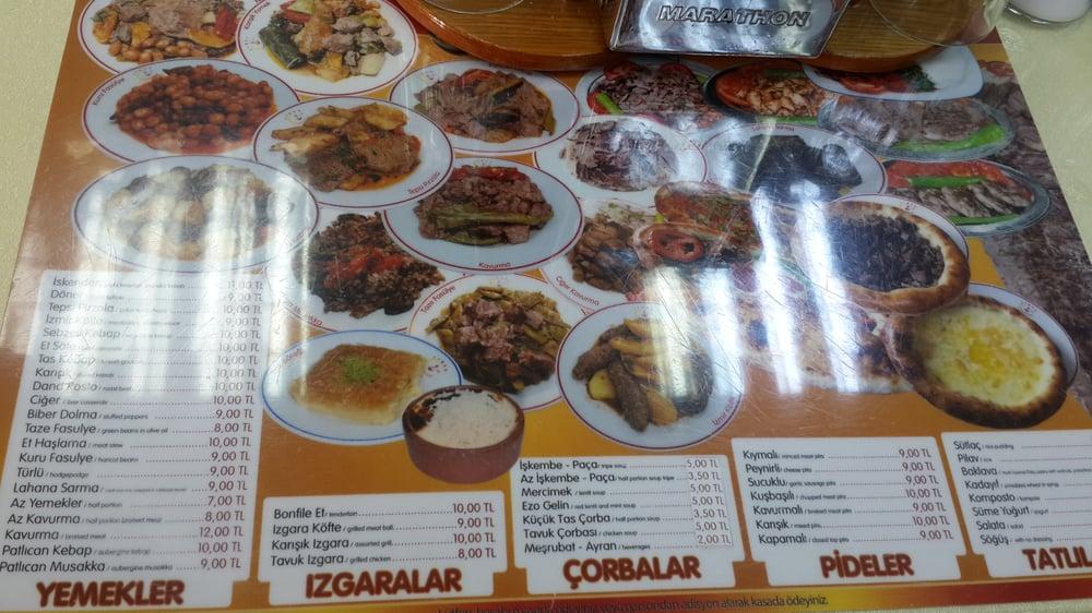 Menu at Liman Lokantası, Rize, Deniz Cad. Rize Merkez