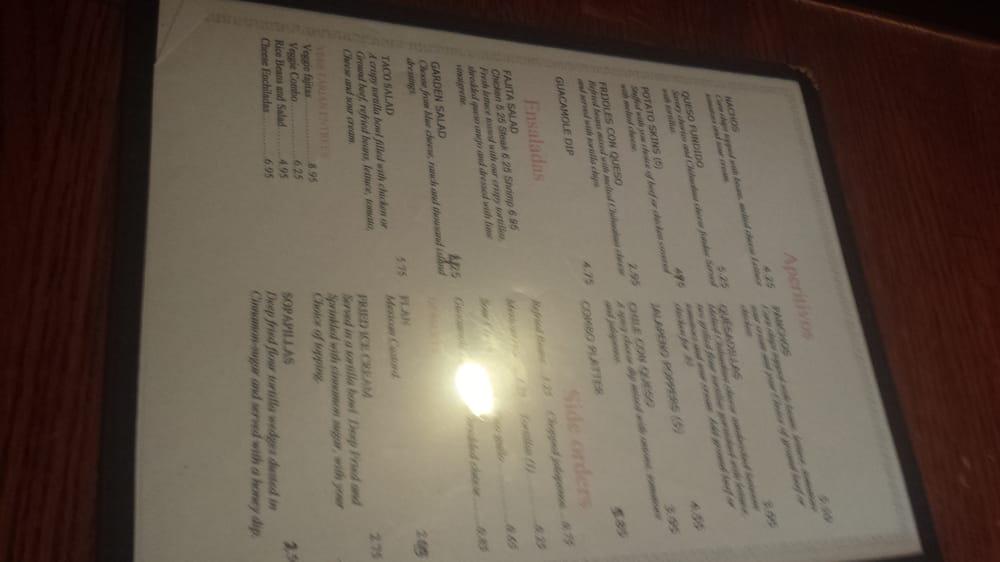 Menu at Buen Apetito North restaurant, Danville, N Vermilion St