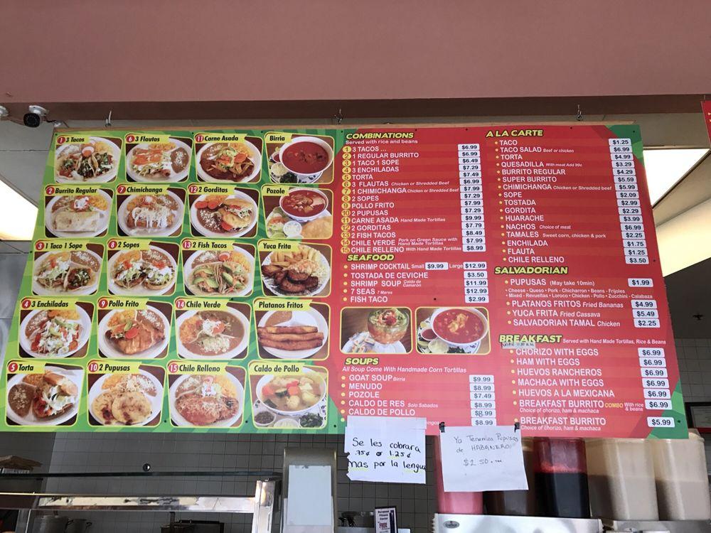 Menu at El Paisano restaurant, Reno, Silverada Blvd