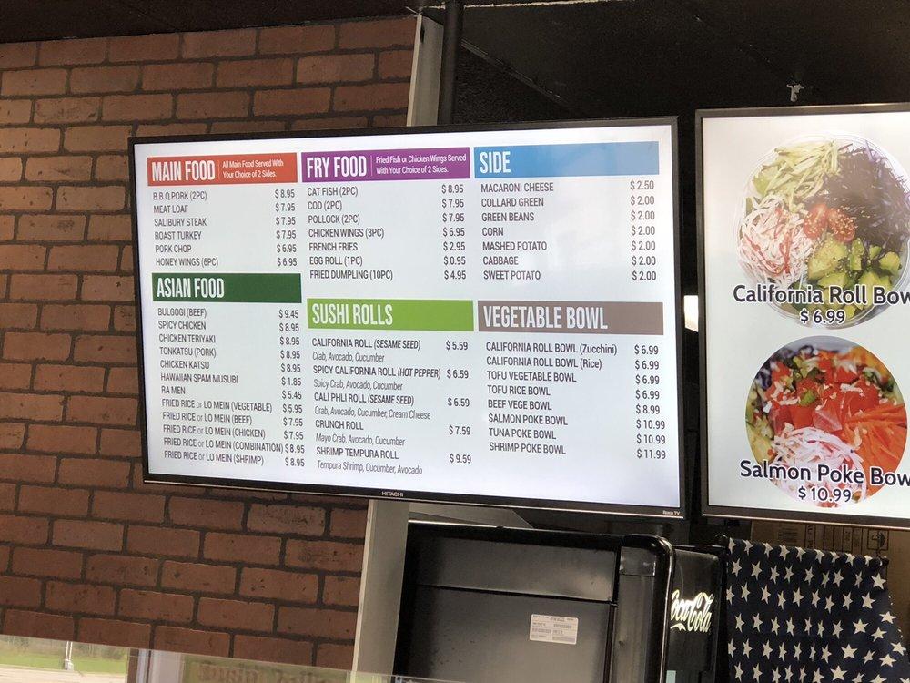 Menu at Yummy restaurant, Killeen