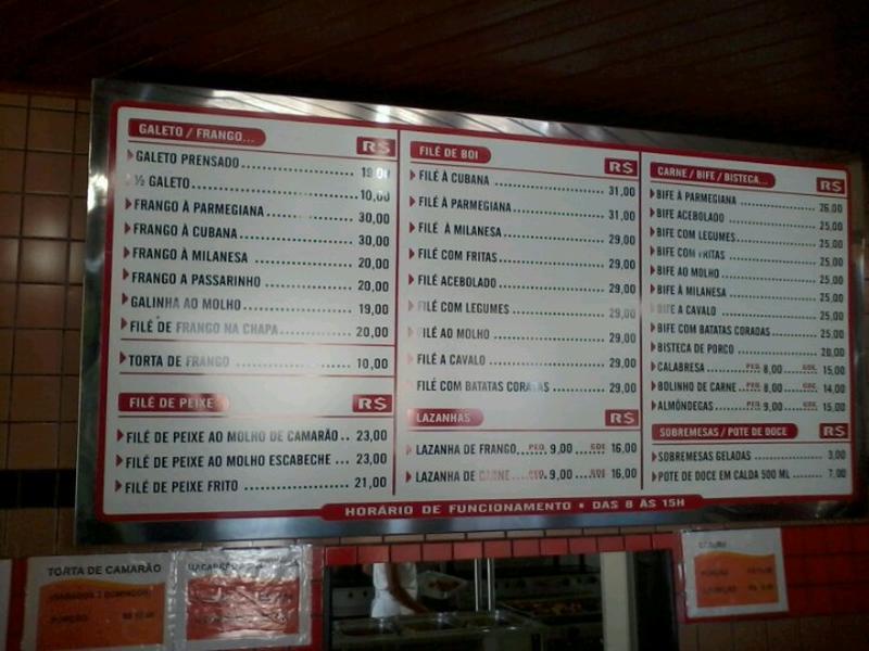 Menu em Galeto Prensado restaurante, Aracaju, R. Dr. Célso Oliva