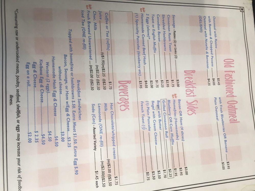 Menu at Laurel Diner restaurant, Southbury
