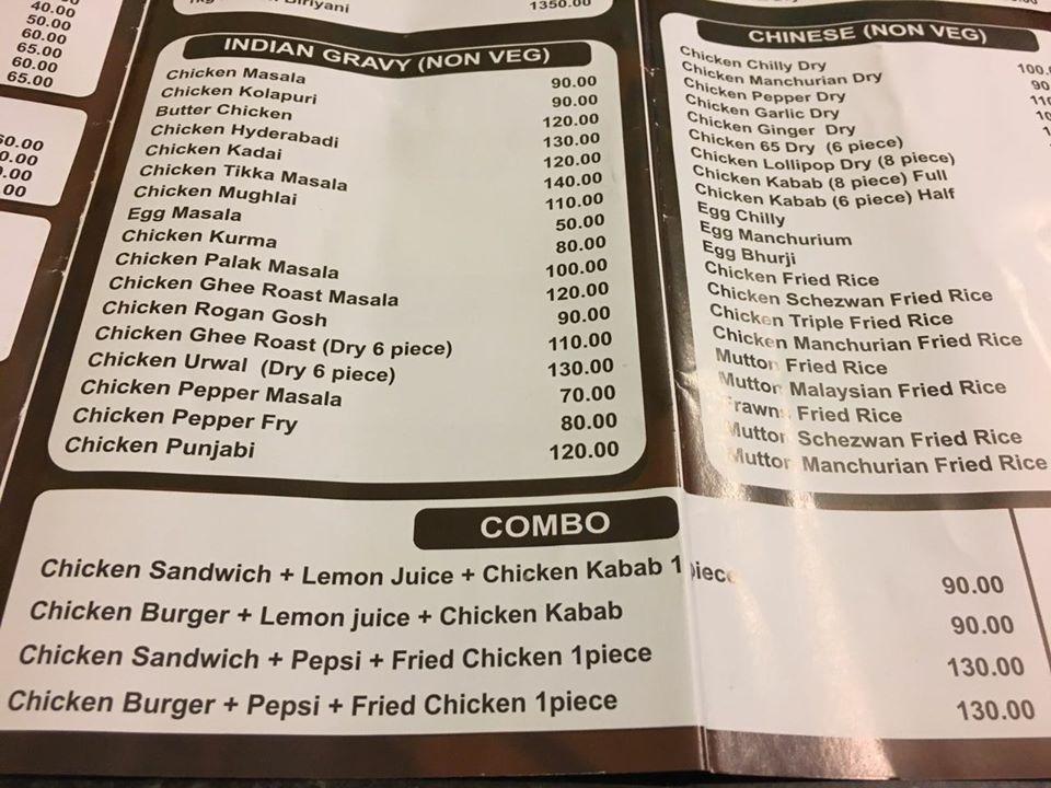 Menu at Dr. Food Bank, Konaje