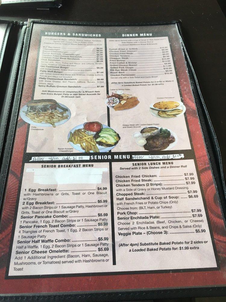 Menu at Good Day Cafe, Grand Prairie, S Carrier Pkwy #100