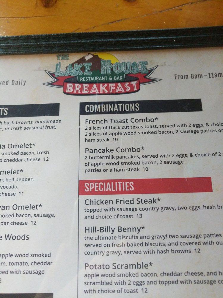 Menu at Lake of the Woods Pizzaria pizzeria, USA