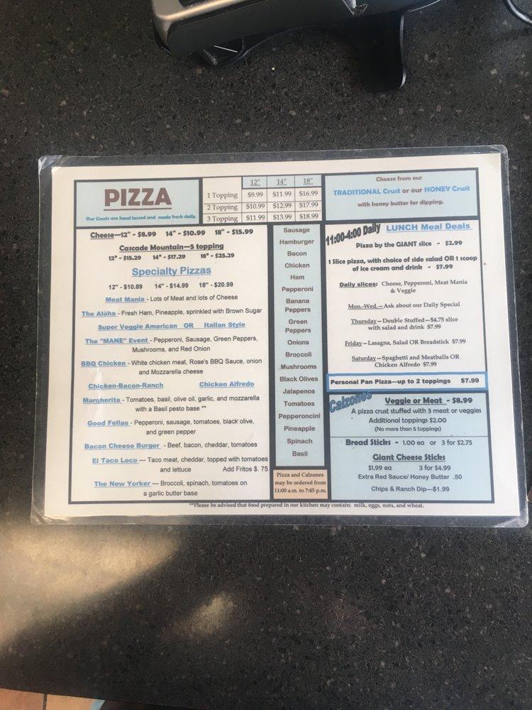 Menu at Our Daily Bread llc desserts, Eddyville