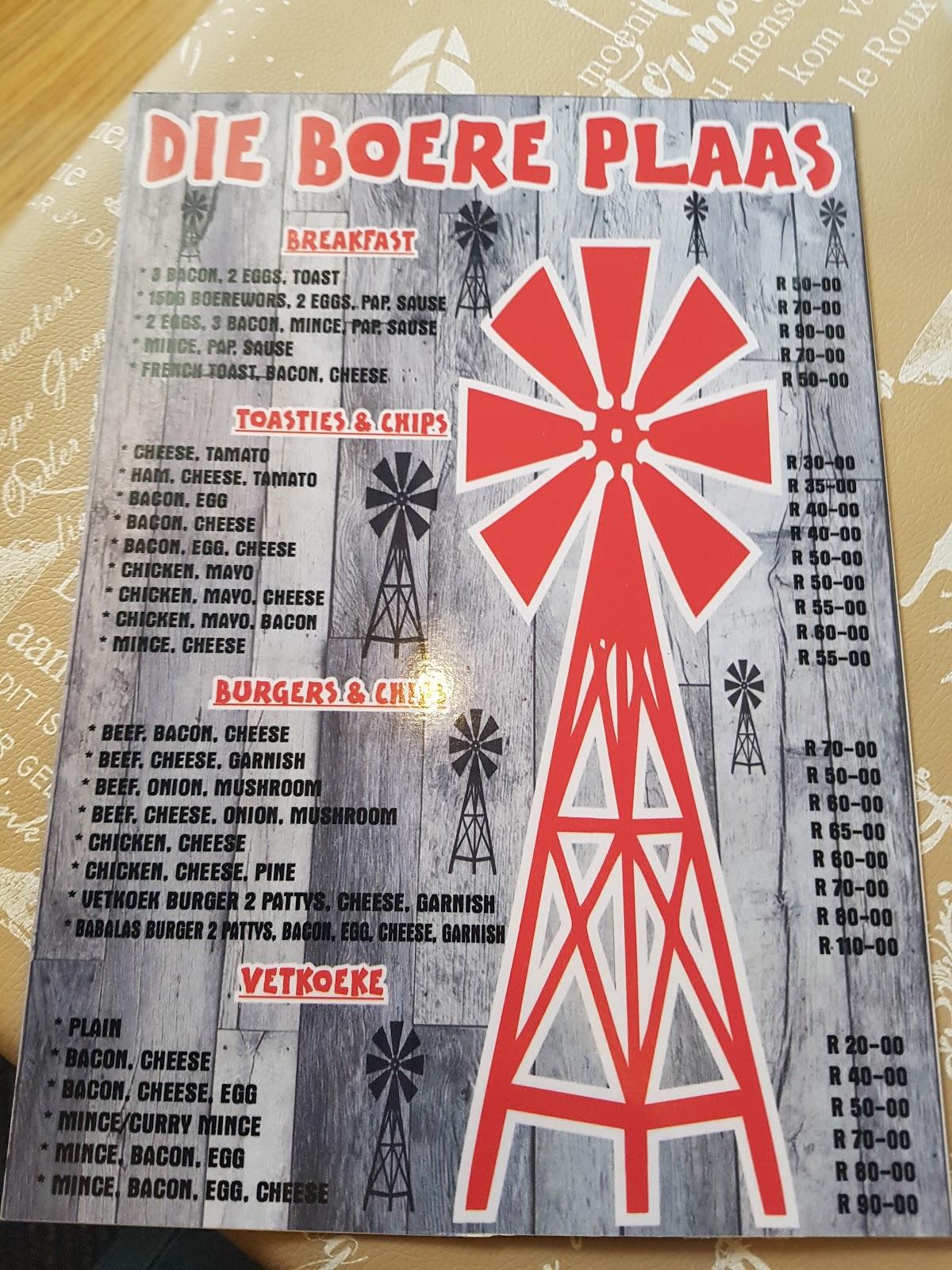 Die Boere Plaas restaurant, Parys - Restaurant reviews