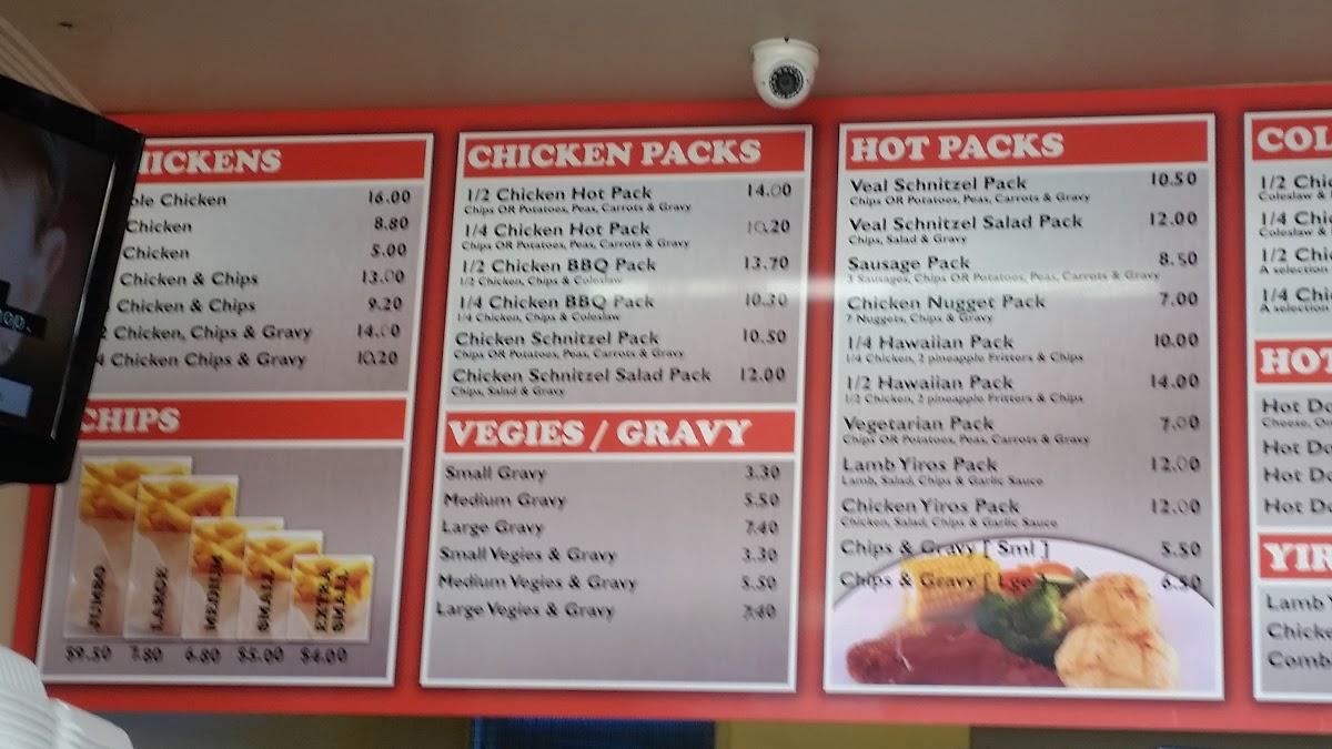 Menu at Chicken Plaza fast food, Findon