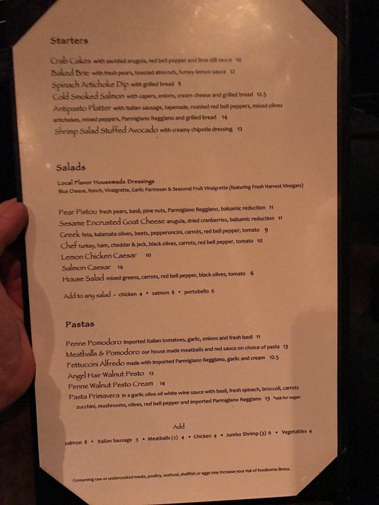 Menu at Local Flavor Cafe, Eureka Springs