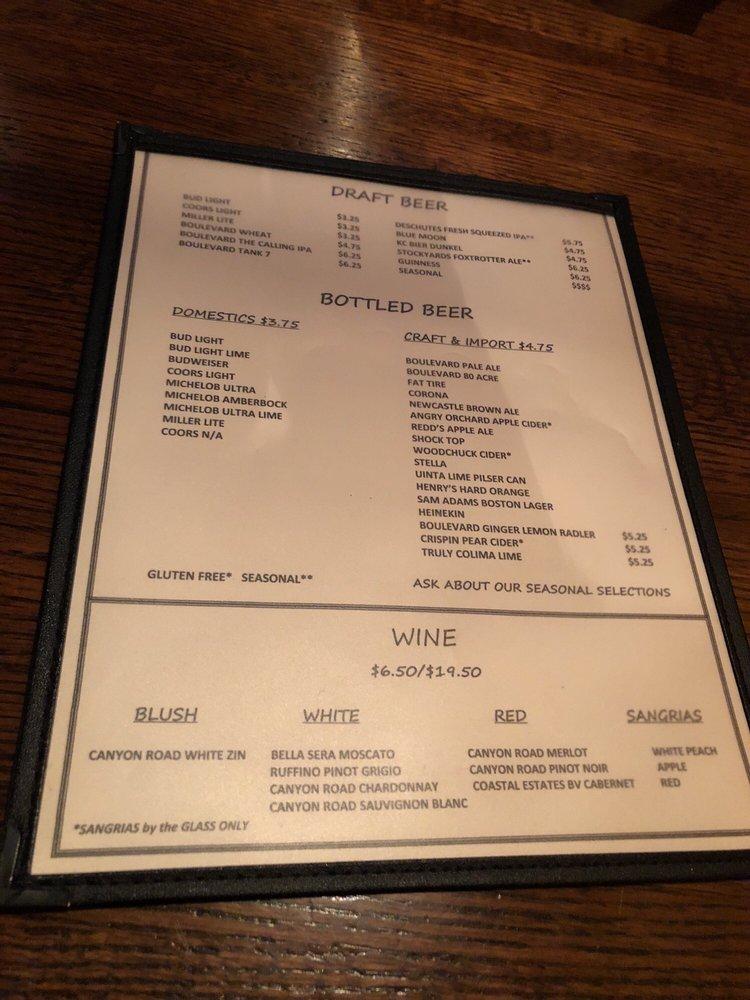 Menu at Stone Canyon Pizza Gladstone pizzeria, Gladstone, 504 NE 70th St
