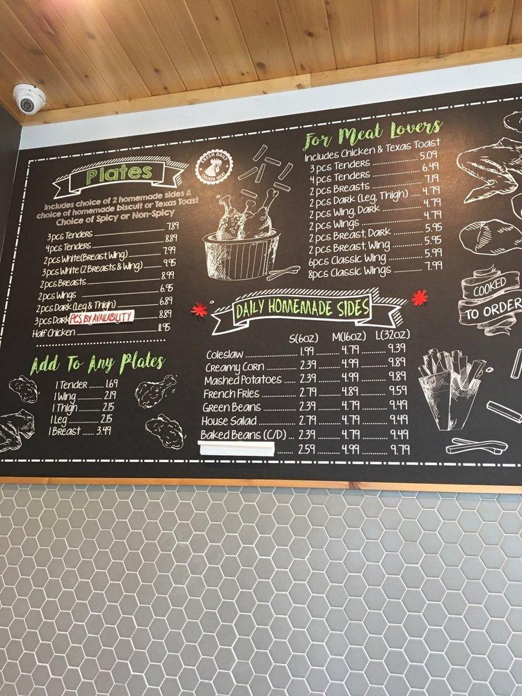 Menu at Mike's Chicken restaurant, Dallas, Maple Ave #2403