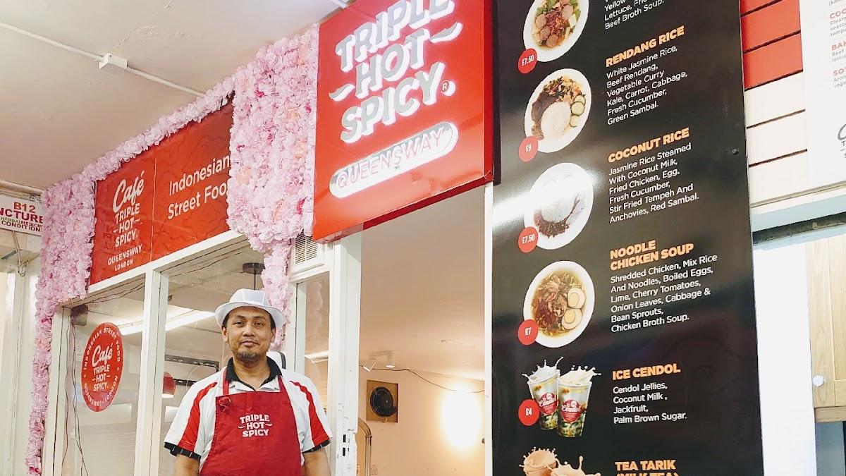 Menu at Triple Hot Spicy Café restaurant, London