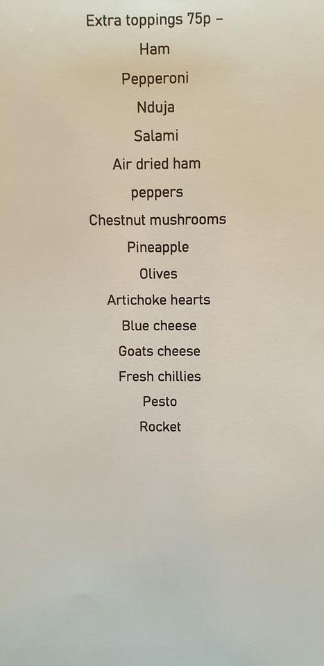 Menu at The Albright Hussey Manor Hotel restaurant, Shrewsbury