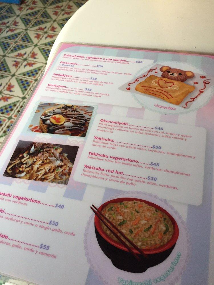 Menu at Uxs Maid Cafe, Merida