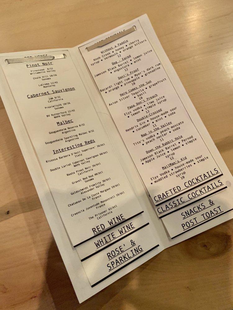 Menu at POST pub & bar, Mobile