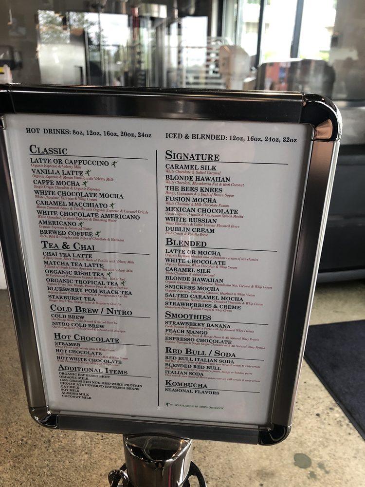 Menu at Mercurys Coffee Co. pub & bar, Bellevue