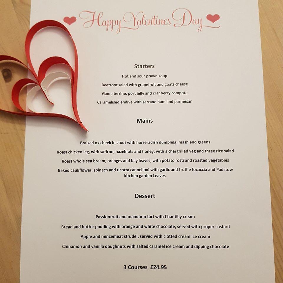 Menu at The Golden Lion pub & bar, Padstow