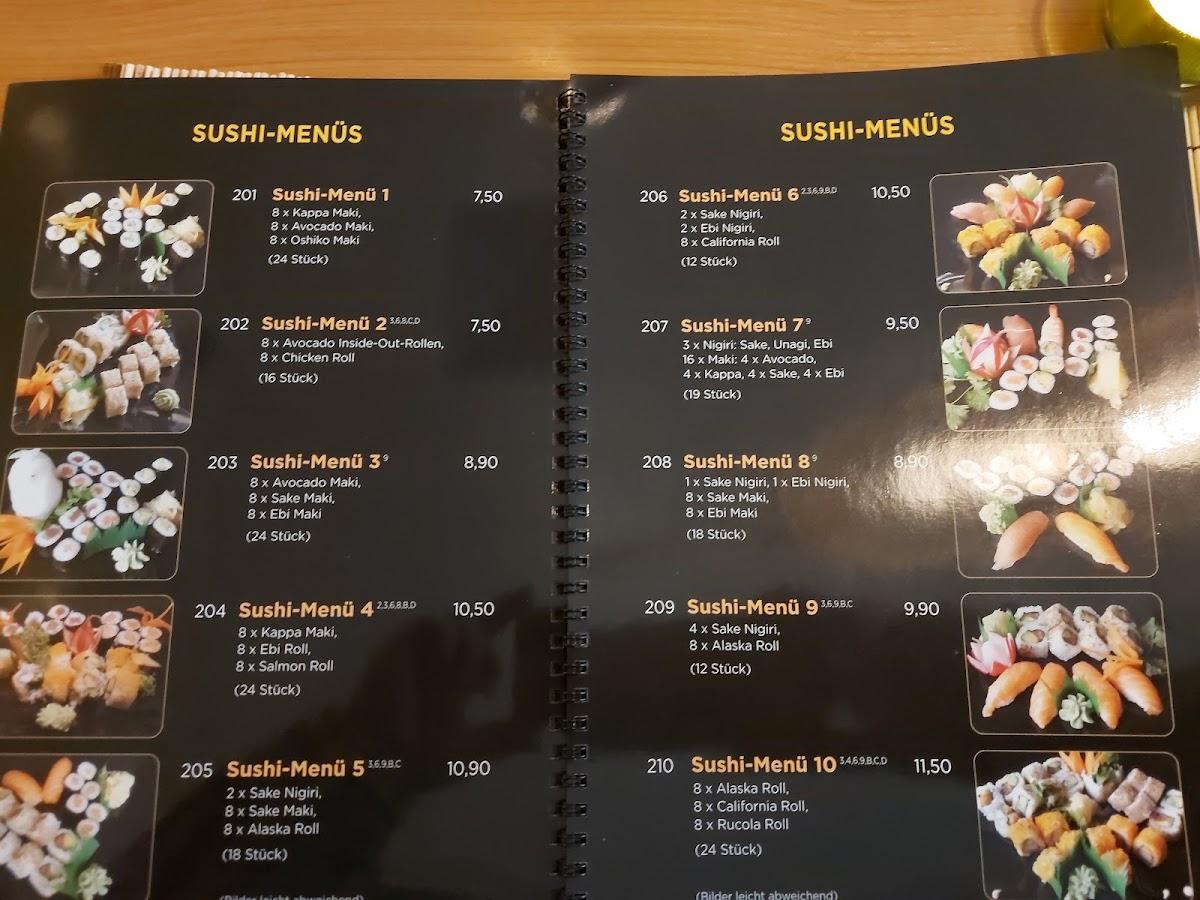 Menu at Asia Mai Wok & Sushi restaurant, Kleinwallstadt