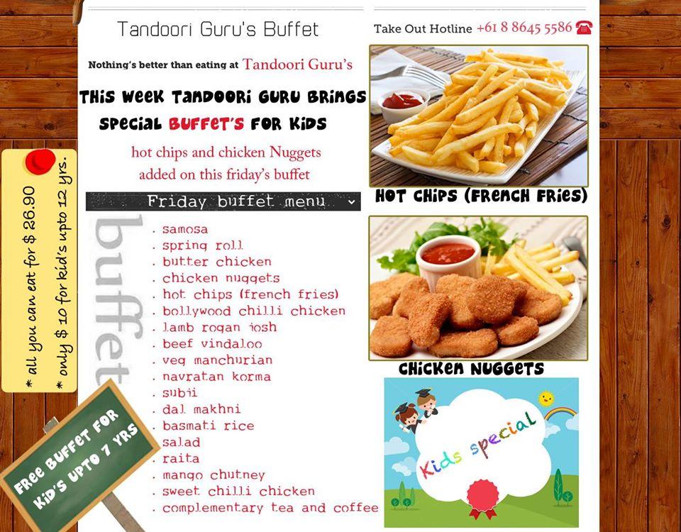 Menu at Tandoori Guru restaurant, Whyalla, 76 Essington Lewis Ave