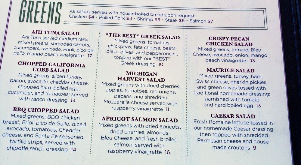 Menu at Grand Tavern Troy pub & bar, Troy, 1317 Coolidge Hwy
