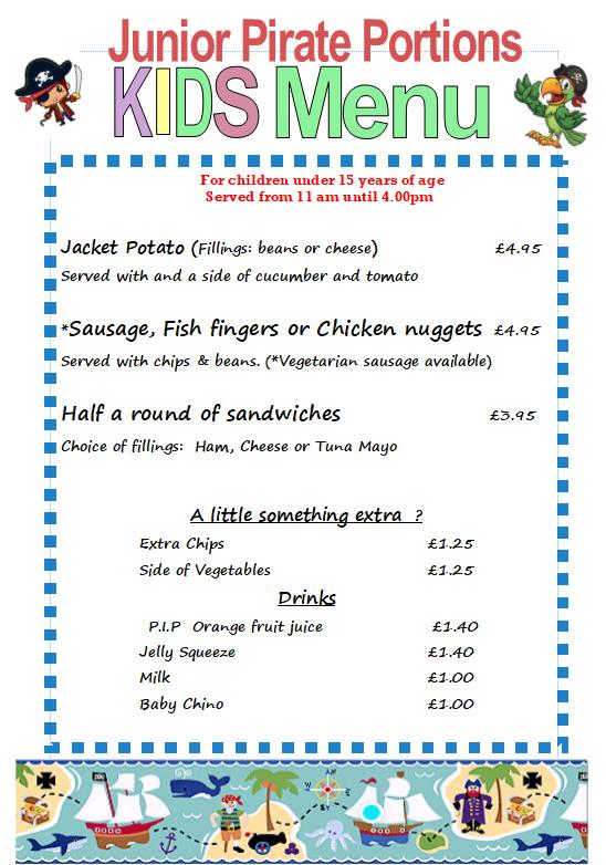 Menu at Camelia Botnar Coffee Shop cafe, Cowfold