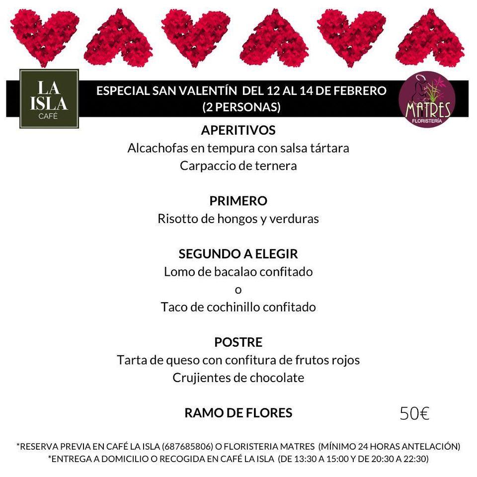 Menu at La ISLA CAFE, Soria