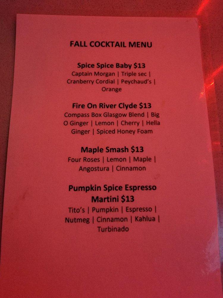 Menu at Goat & Rabbit pub & bar, Kansas City