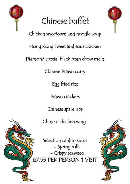 Menu at The Old Hand & Diamond Inn restaurant, Shrewsbury