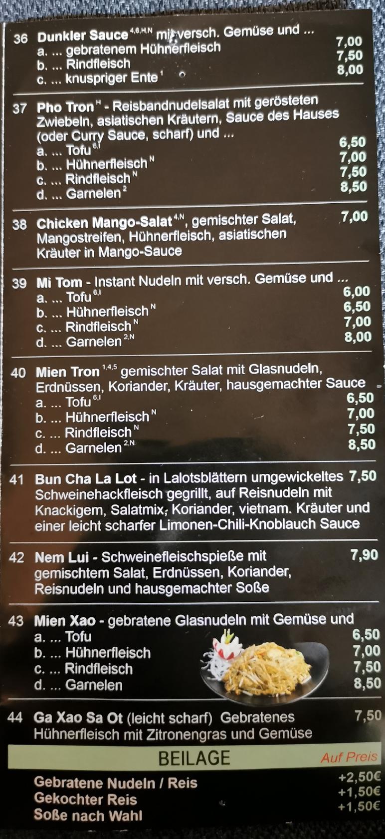 Speisekarte von Besuto Sushi restaurant, Leipzig