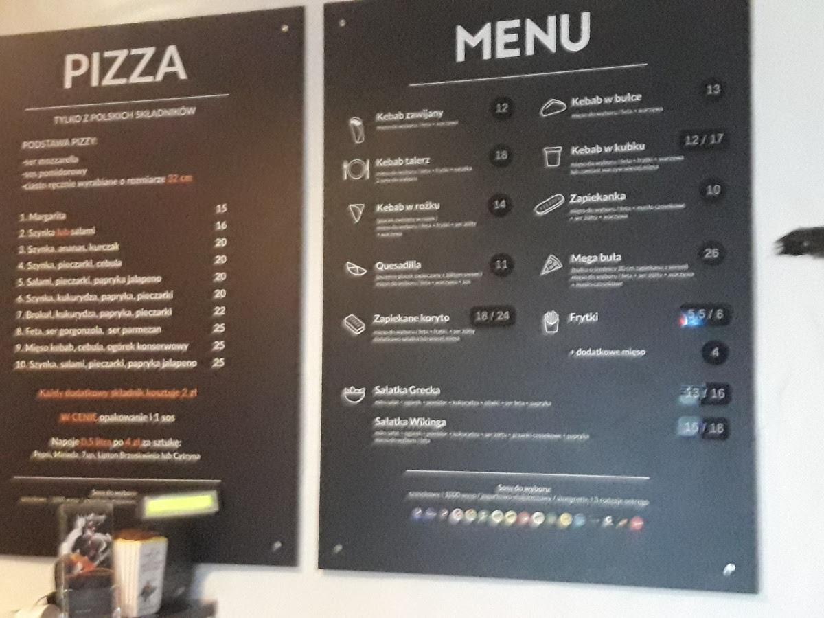 Menu at ISTANBULLS KEBAB restaurant, Opole