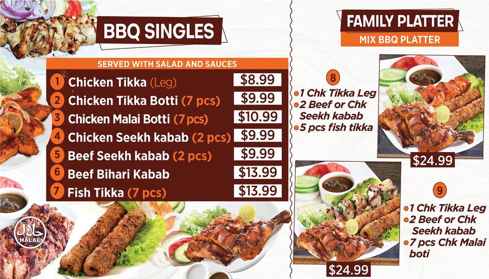 Menu at KOLACHI BBQ & Grill, Calgary
