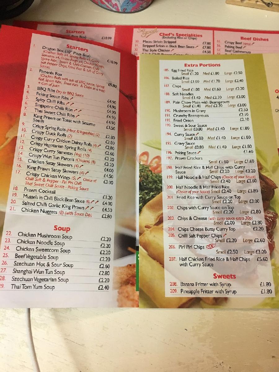 Menu at So Good fast food, Leven