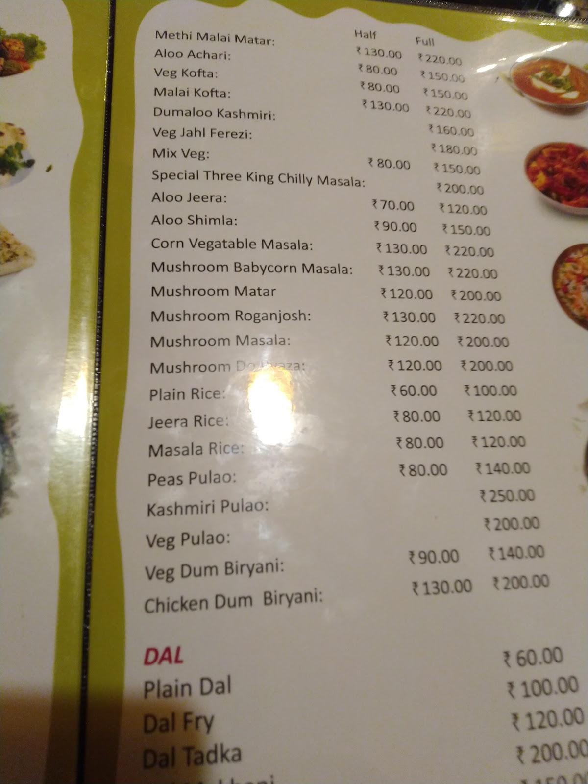 Menu at Mirchi Tadka- Multicuisine Family Restaurant, Chak Imam Ali