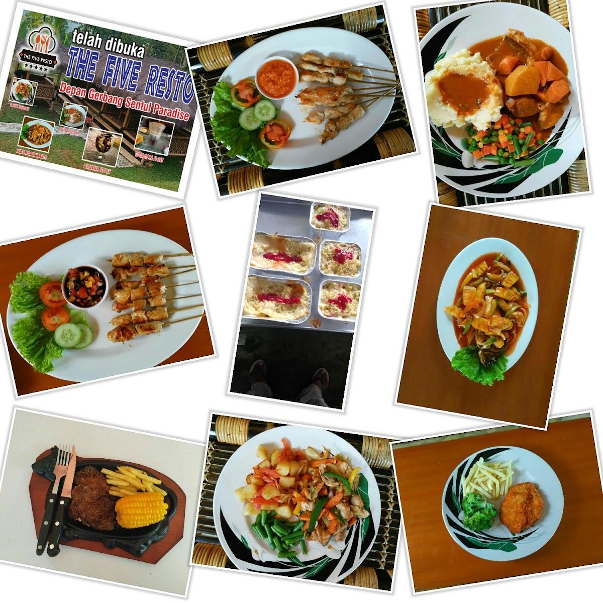 Menu at The Five Resto Curug Bidadari Sentul Bogor restaurant, Bojong ...