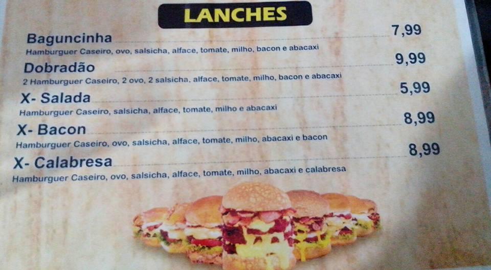 Menu at Pizza e Pasteis pub & bar, Cuiabá