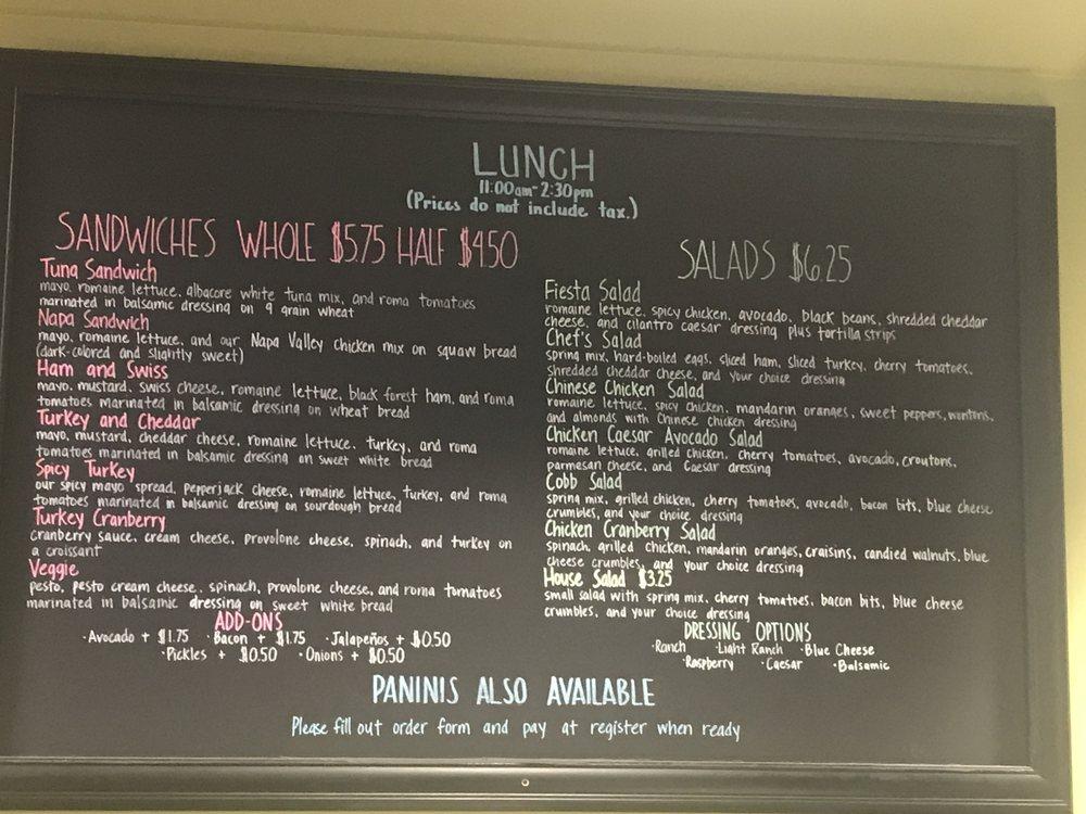 Menu at Discovery Kafe cafe, Bakersfield