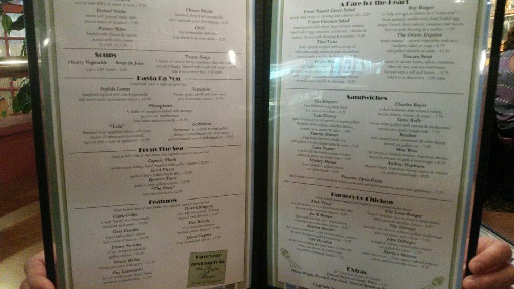Menu at Gene's Place To Dine restaurant, Cleveland