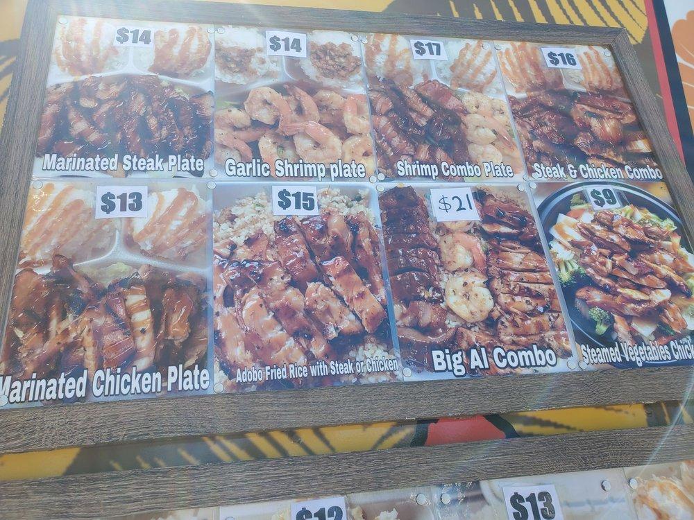 Menu at Al’s BBQ Pit, Kahului