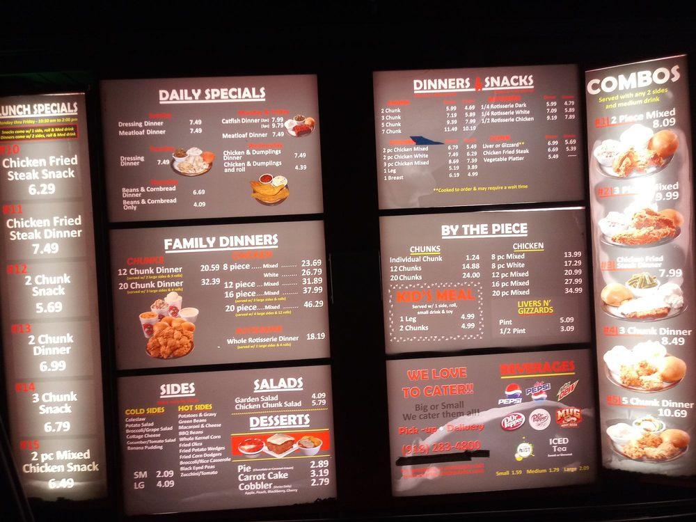 Carta del restaurante Charlie's Chicken Claremore, Claremore, 802 W ...
