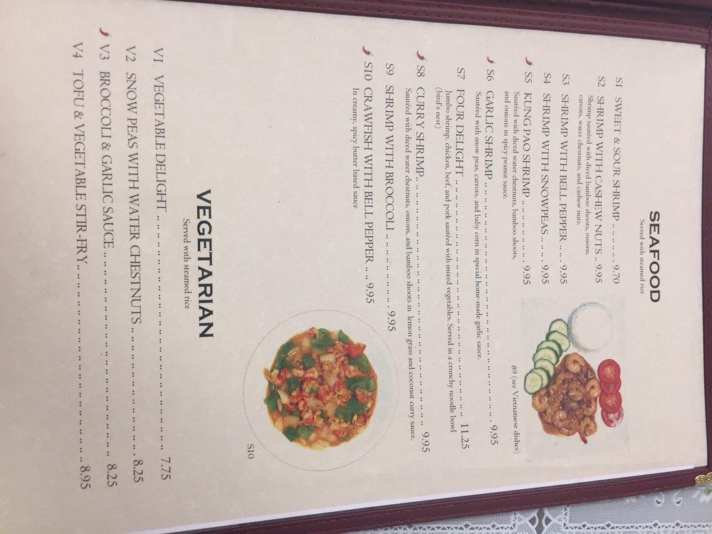 Menu at Taipei Chinese Restaurant, Fort Smith