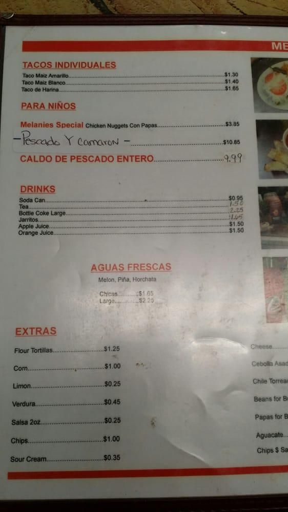 Menu at Tres Betos Taqueria restaurant, Fort Worth