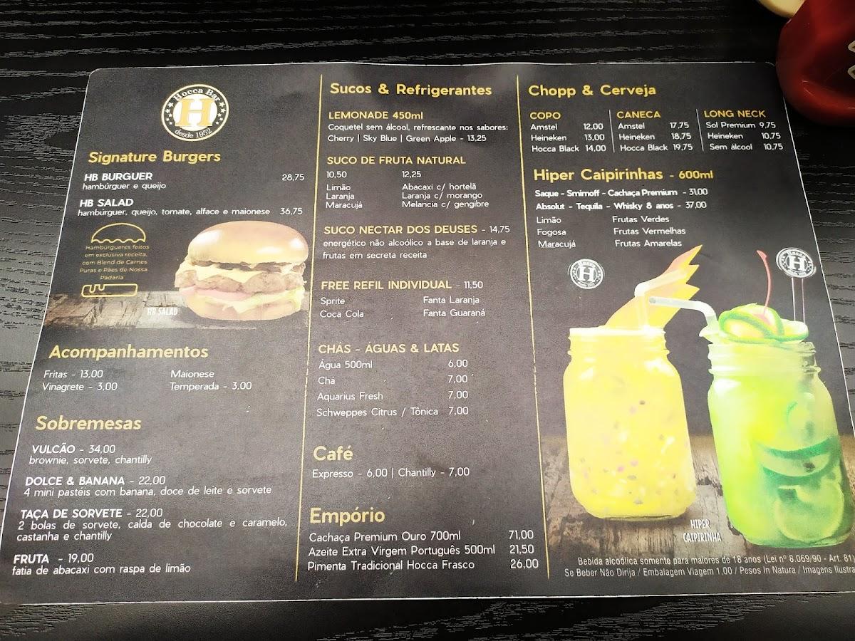 Menu em Hocca Bar - Mercadão, São Paulo, Rua da Cantareira 306 Mercado ...