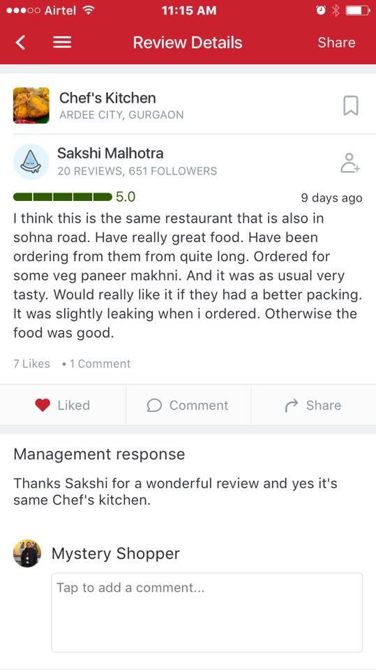 Menu at Chef's Kitchen, Gurugram, 148, The Sapphire Mall, Sector 49 1st ...