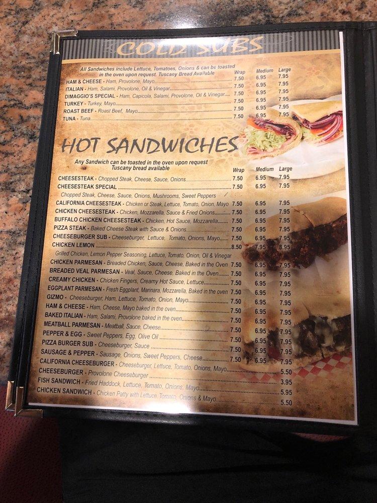 Menu at La Dolce Casa - DiMaggio's pizzeria, Tamaqua