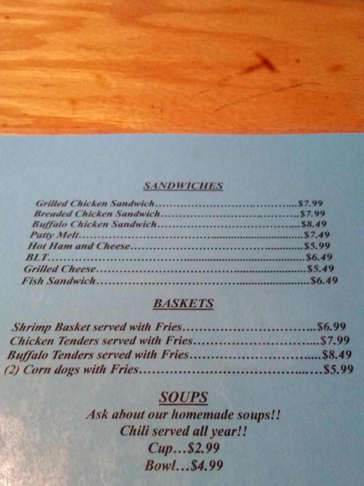 Menu at The Tipsy Turtle Bar & Grill, Red Wing