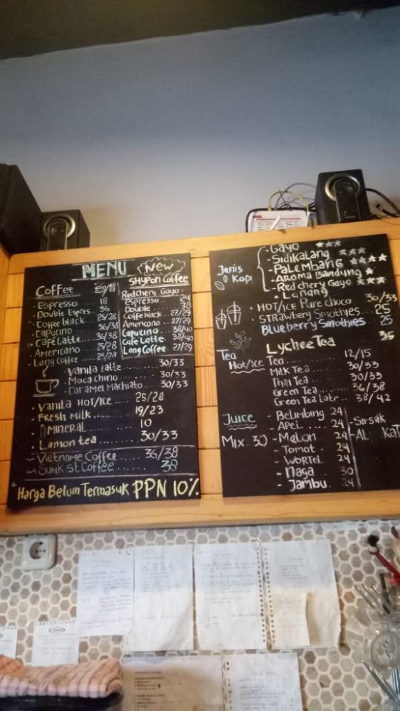 Menu at CAFE Golf Coffee, Surabaya